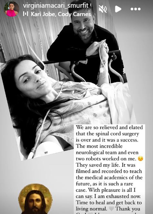 'I am so sorry this happened to us' Virginia Macari praises husband ...