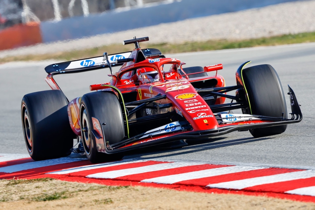 F1 | Ferrari, 321 giri per Leclerc e Hamilton nei test Pirelli a Barcellona