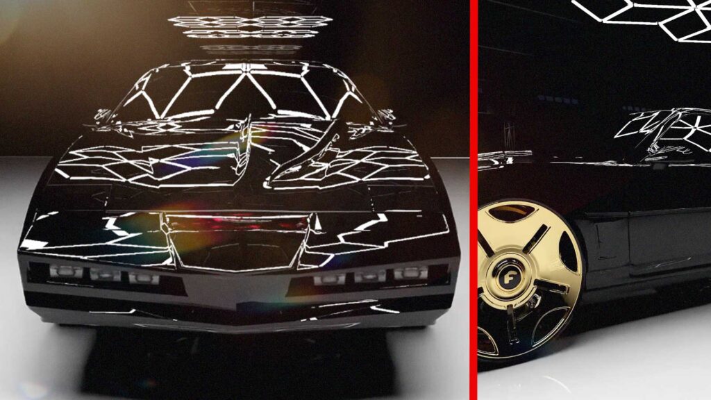 Knight Rider Reimagined: The Pontiac Firebird Trans Am on 24K Gold ...