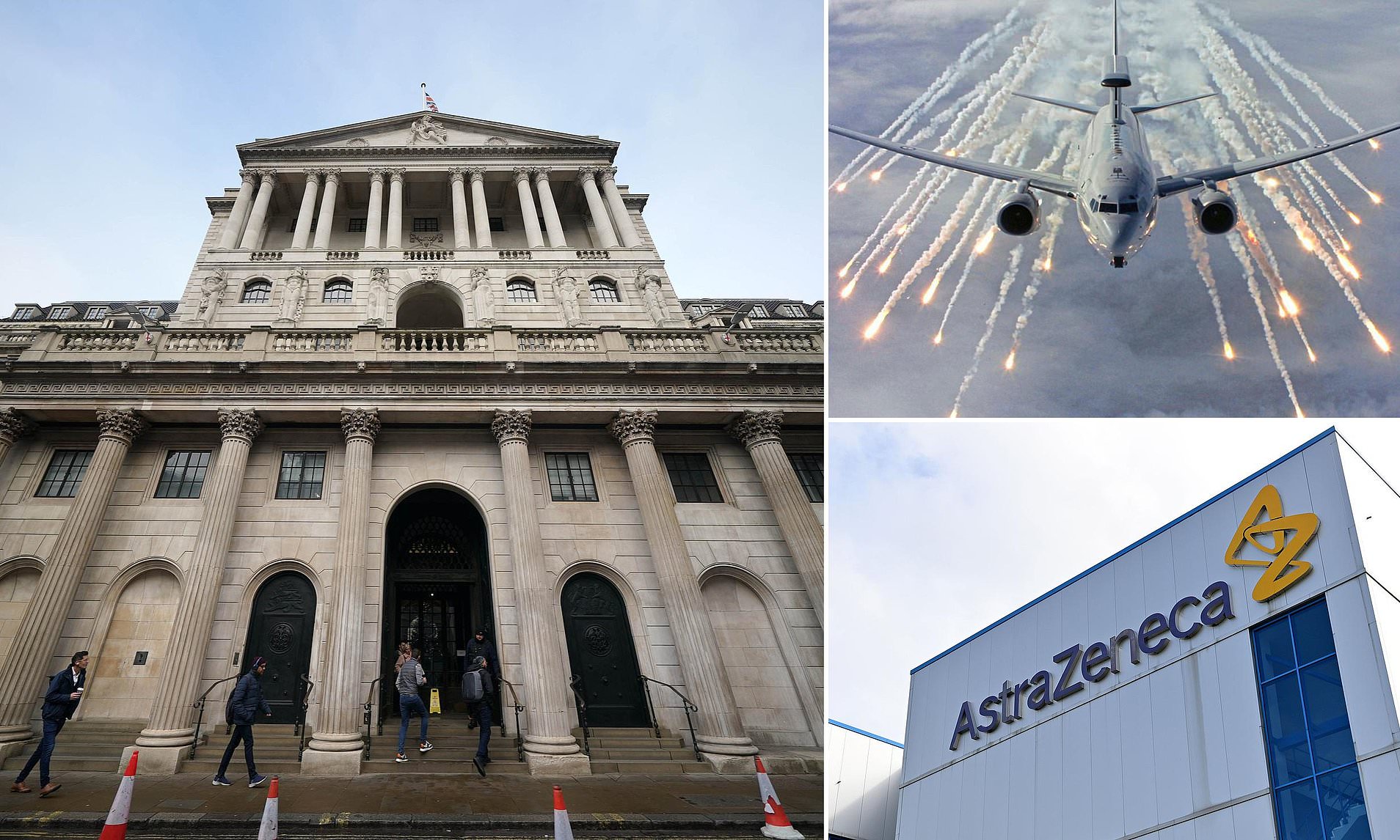BUSINESS LIVE BofE cuts base rate; FTSE record high; AstraZeneca flags ...