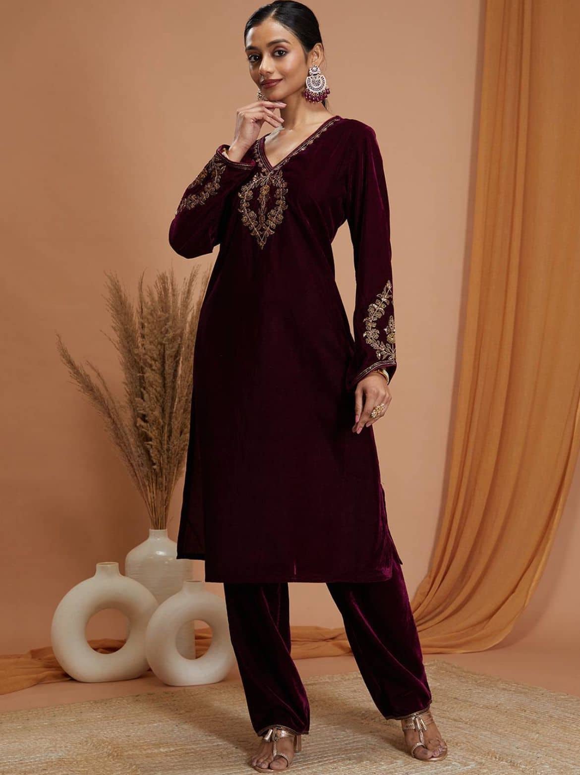 Fashion Carnival Sale: Velvet Kurti Sets You'll Love