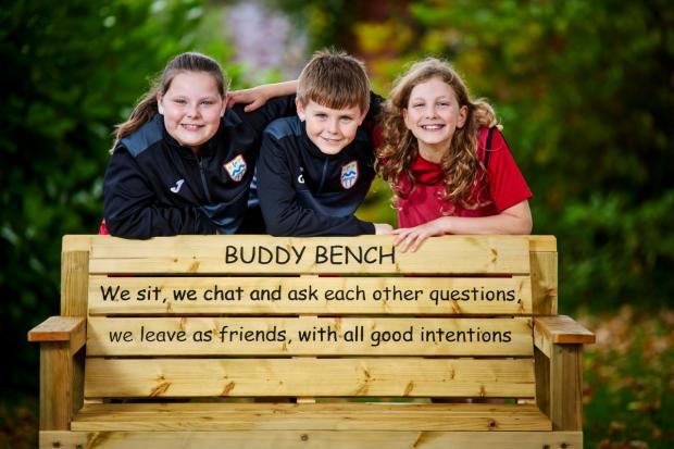 "We leave as friends, with all good intentions": school's buddy bench