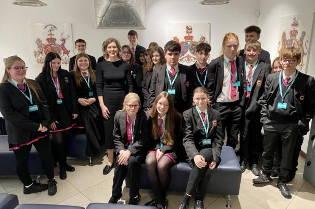 Bournemouth students visit Houses of Parliament and meet local MP