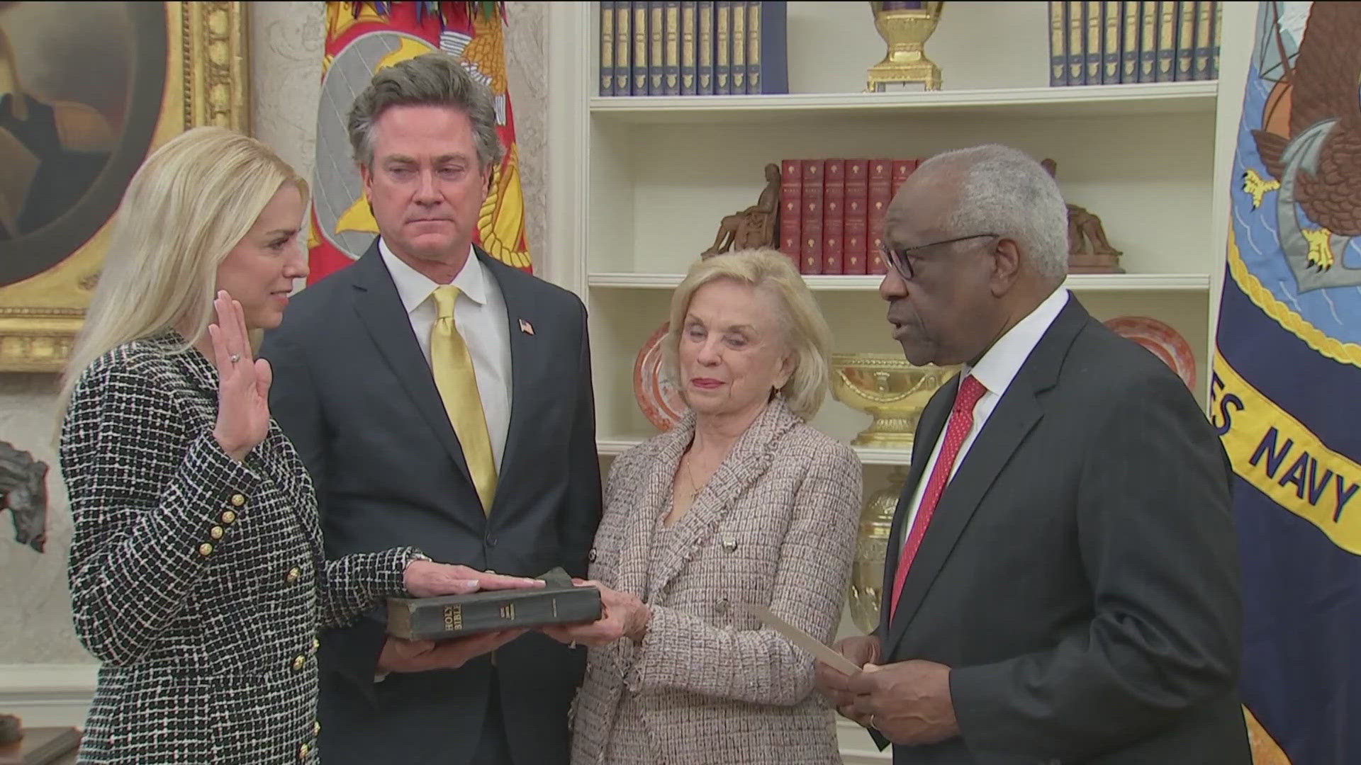 Trump's attorney general nominee sworn in