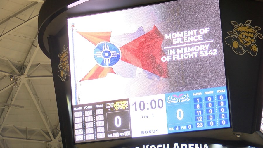 Wichita State holds moment of silence for Flight 5342