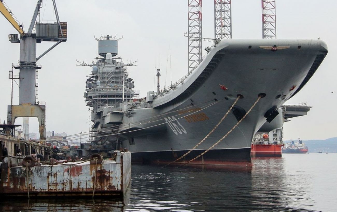 Russia's only aircraft carrier, Admiral Kuznetsov, may never return ...