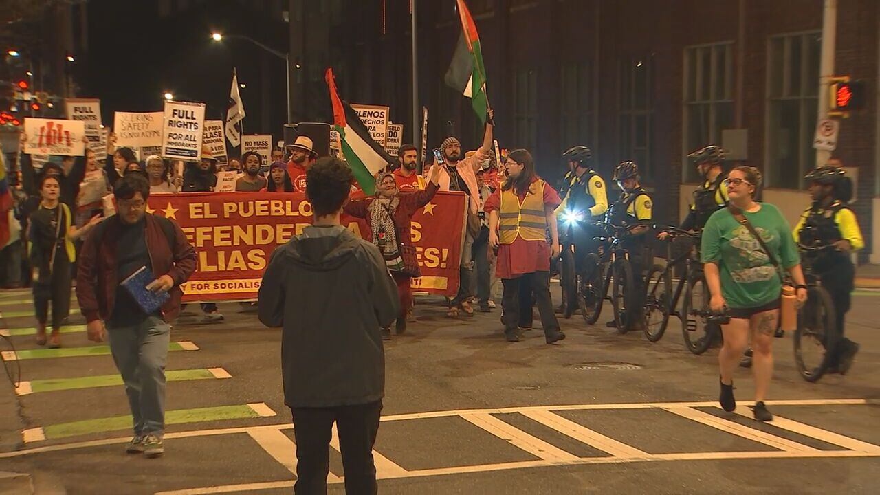 Hundreds rally in Atlanta, one arrested during day of immigration ...