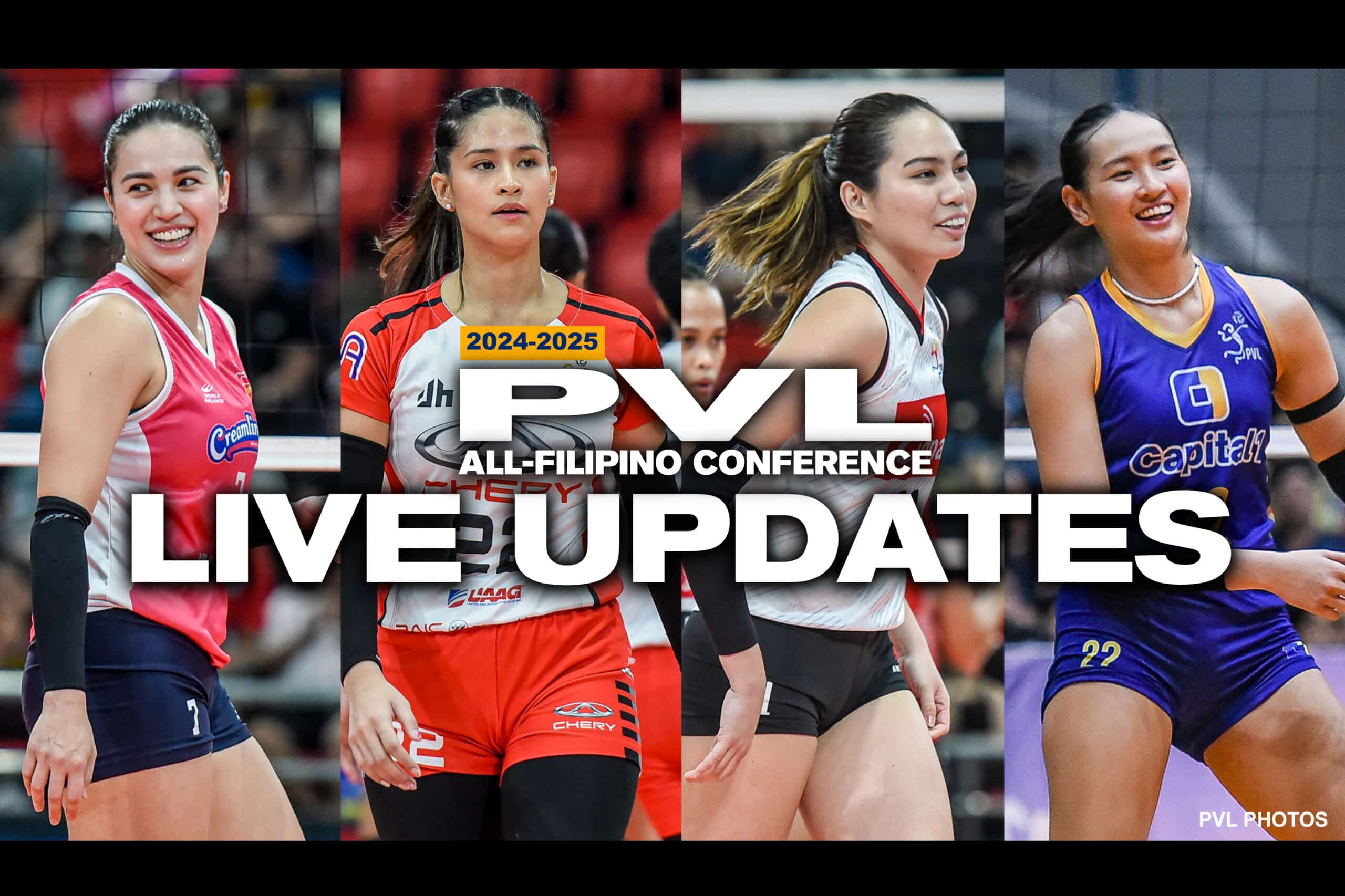 LIVE: PVL All-Filipino – Creamline vs Chery Tiggo, Cignal vs Capital1