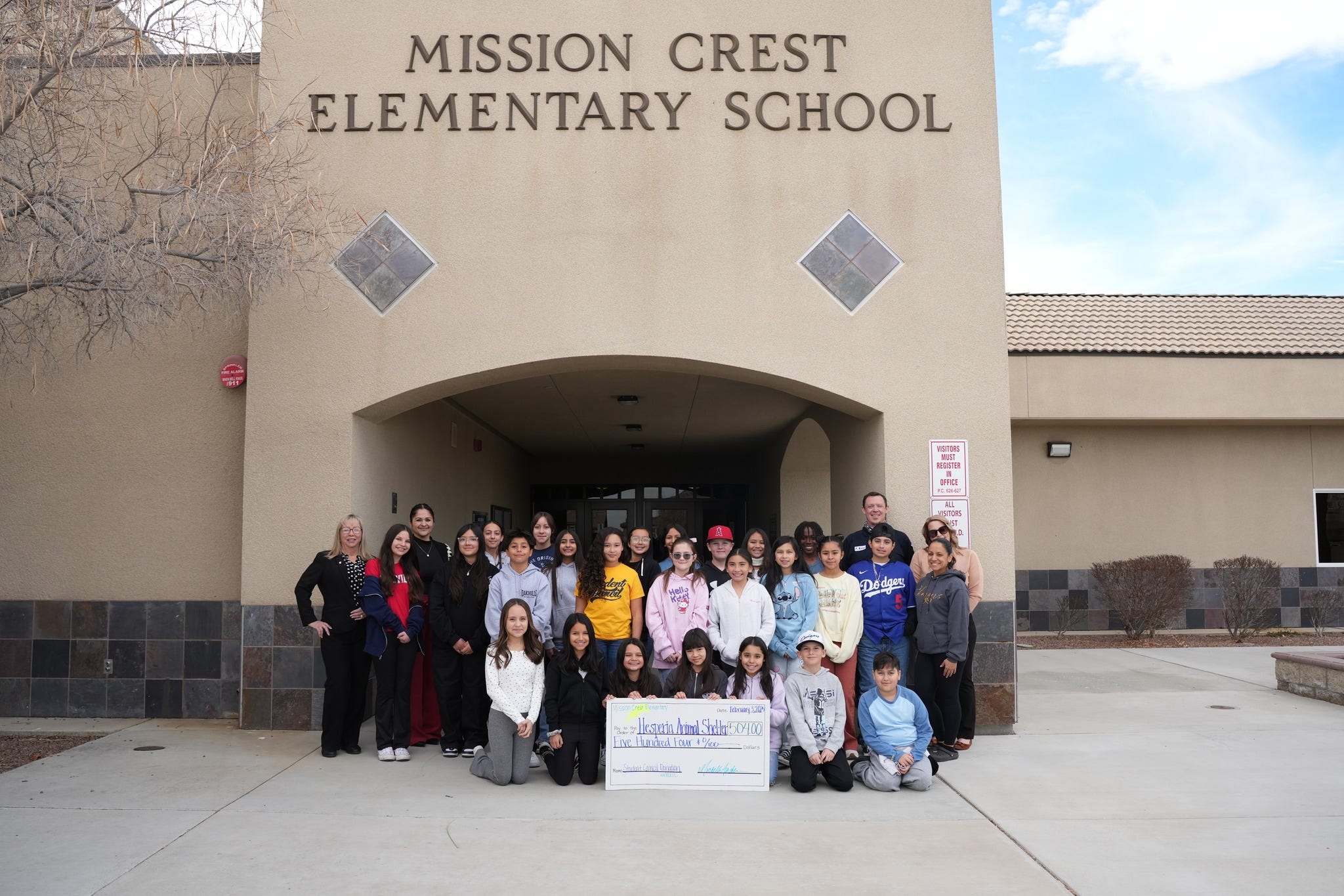 Mission Crest Elementary students raise hundreds of dollars for Hesperia animal shelter