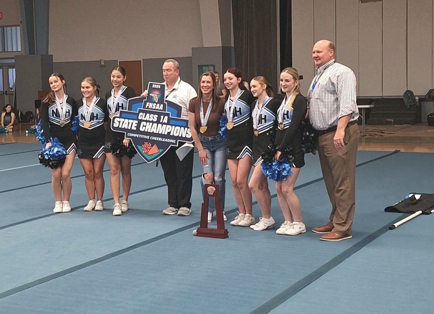How North Bay Haven honored its state championship-winning cheerleading ...
