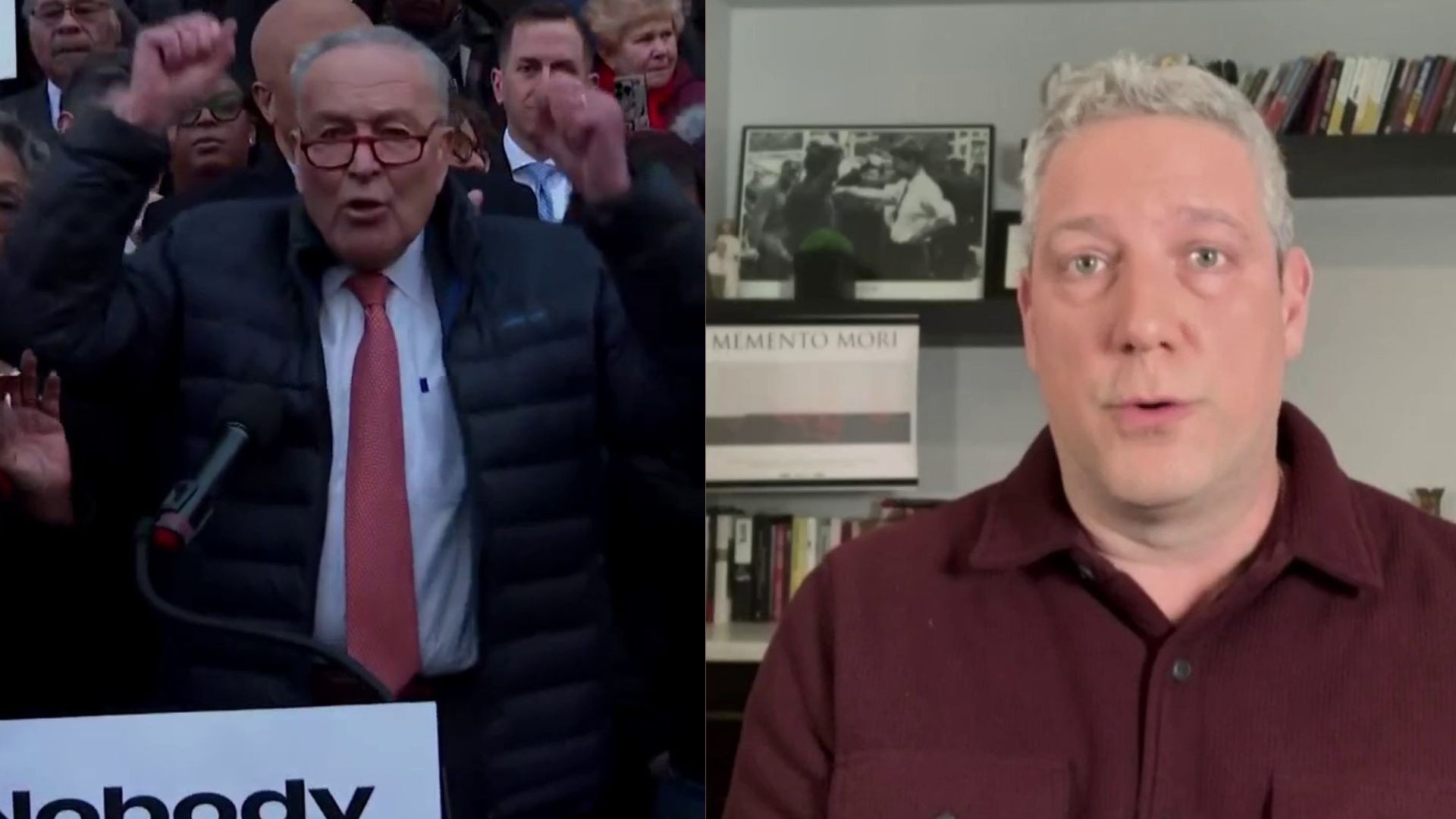 Not the messenger, not the visual we need: Tim Ryan on Sen. Schumer