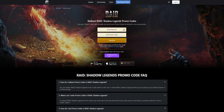 All Active Raid: Shadow Legends Codes (April 2025)