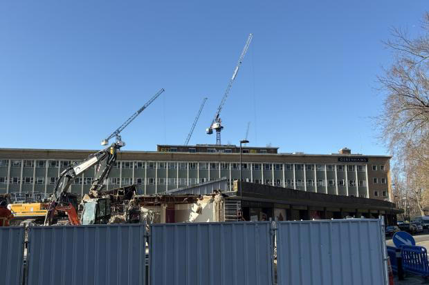 Demolition begins on former department store to make way for 17-storey ...