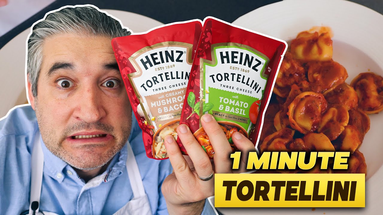 Italian Chef Try 1 MINUTE TORTELLINI For the First Time