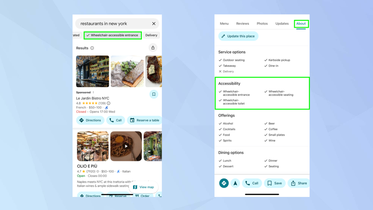 Google Maps can help you find accessible locations — here’s how