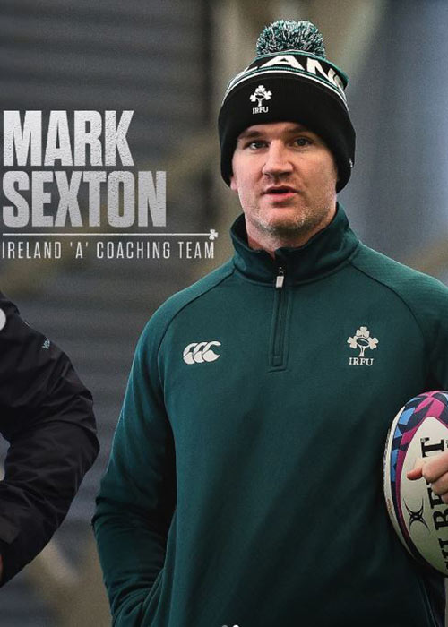 Johnny Sexton's brother Mark joins Irish rugby training team