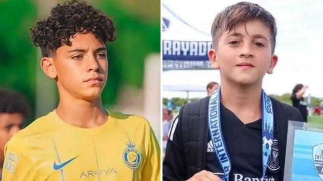 Messi, il figlio segna 11 gol in una gara. Ronaldo jr, il record nelle ...