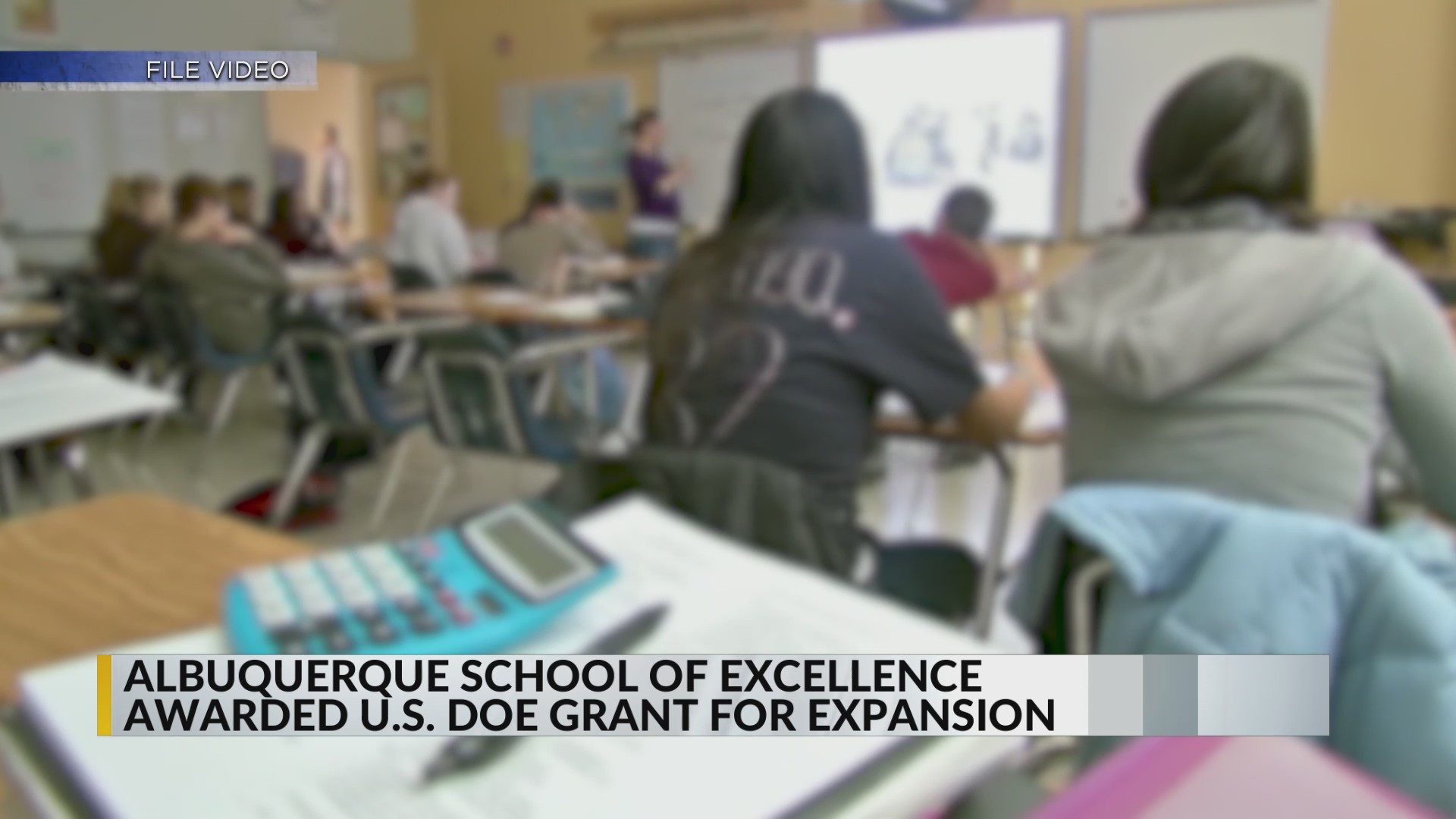 Albuquerque School of Excellence awarded federal grant