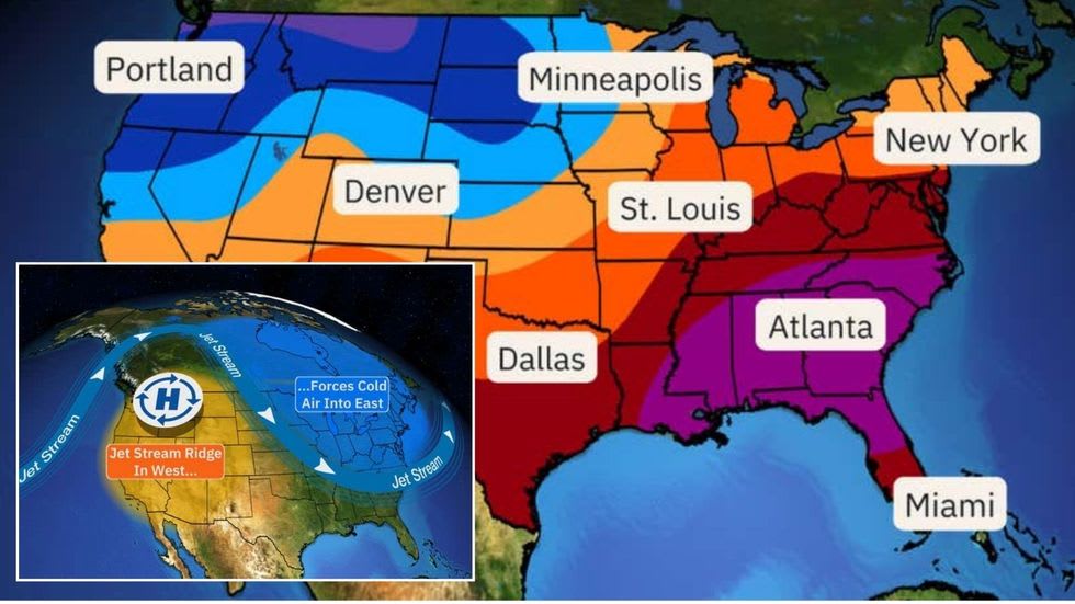 US weather: America 'split down the middle' as 'freakish' weather ...
