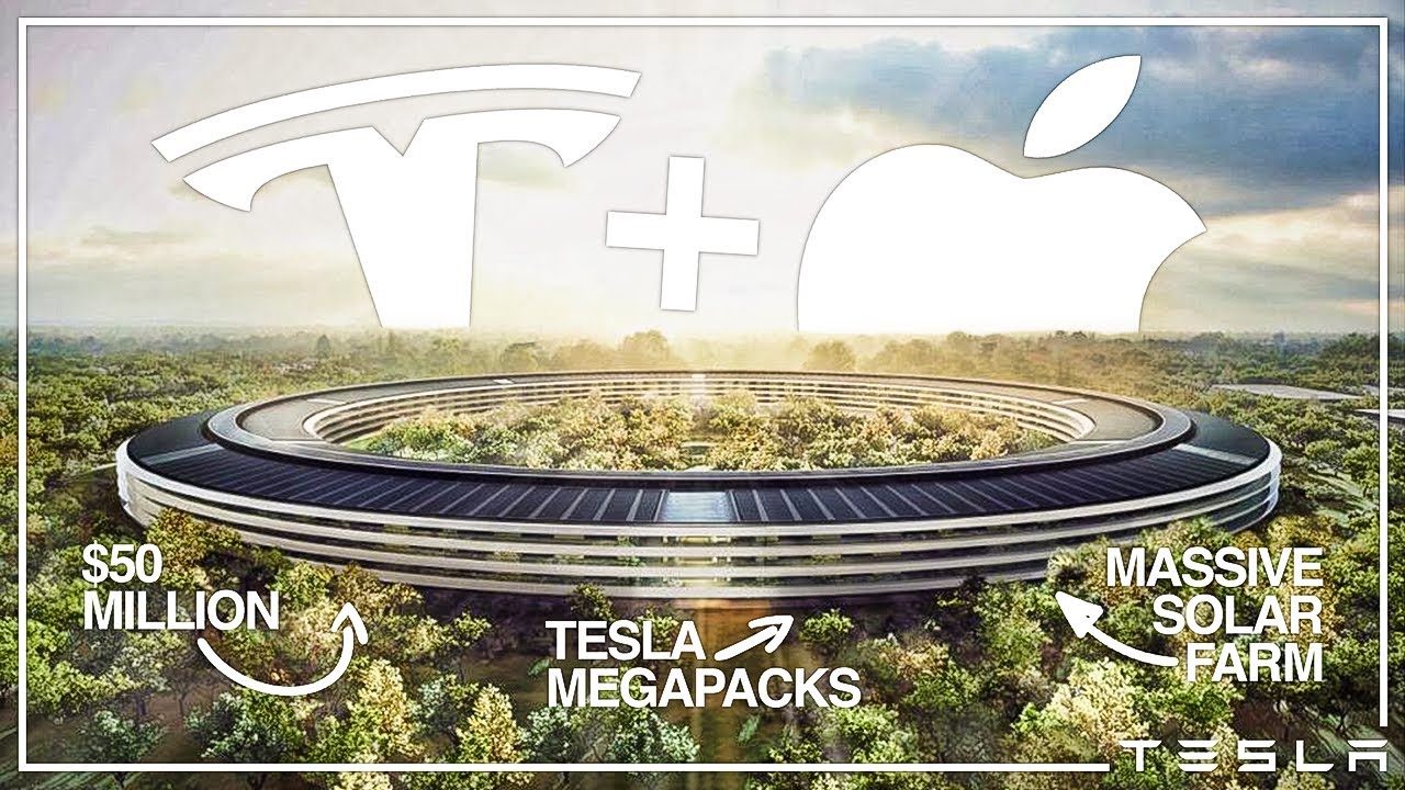 Apple’s $50M solar farm powered by Tesla!