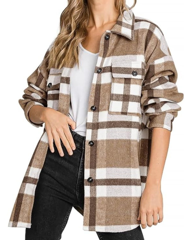 Layer Your Outfits With These New Plaid Shackets for Transitional Season