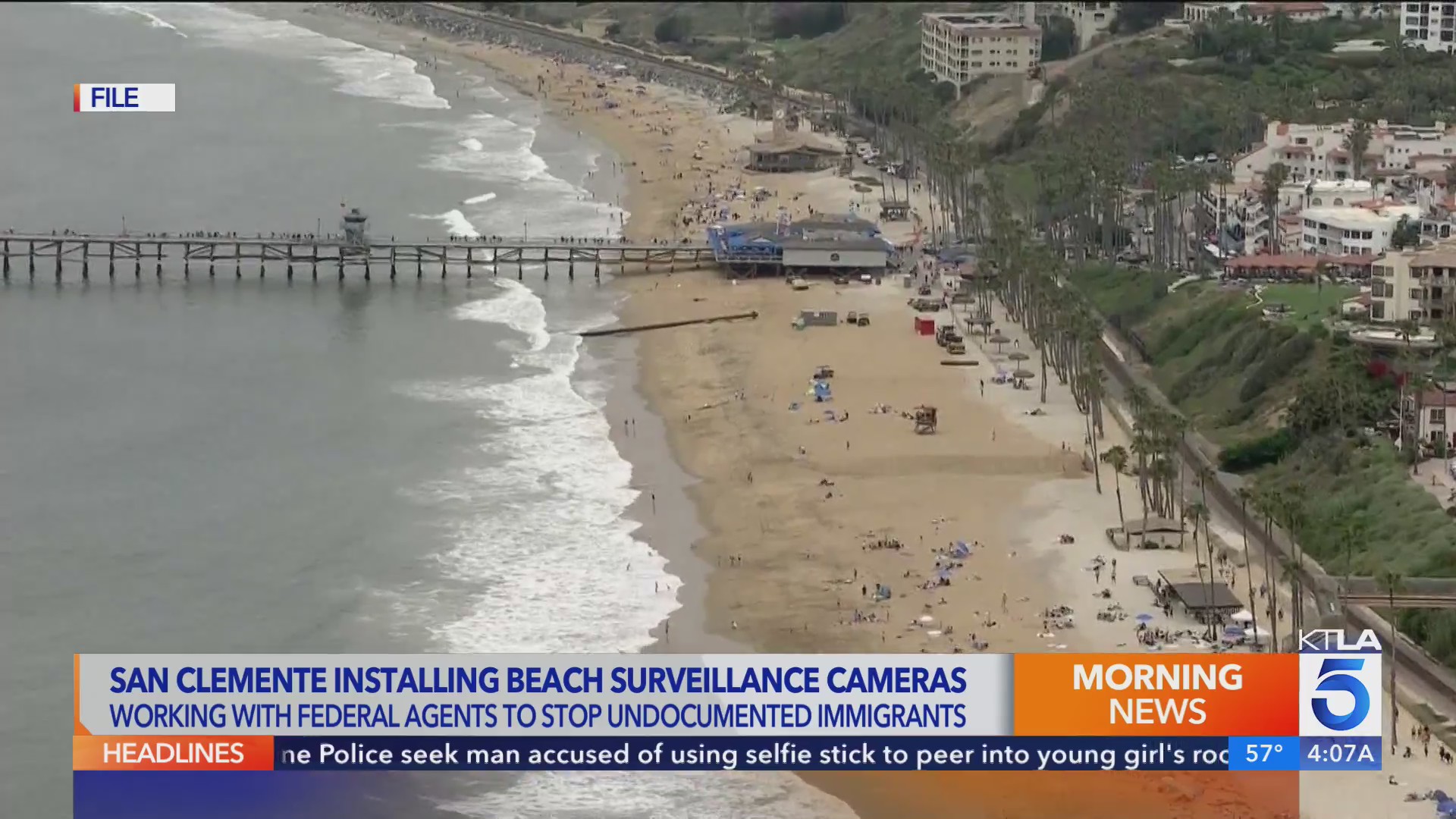 San Clemente to install beach surveillance cameras