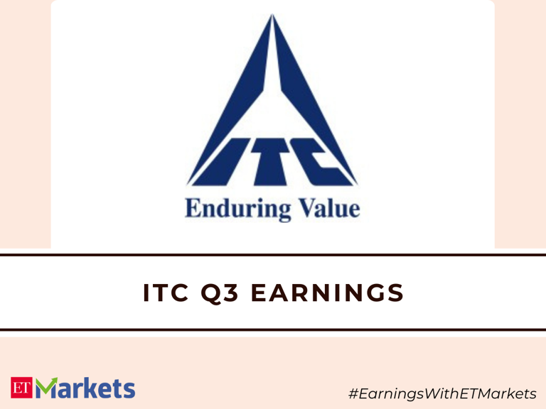 ITC Q3 Results: Cons PAT falls 7% YoY to Rs 4,935 cr but revenue rises 8%