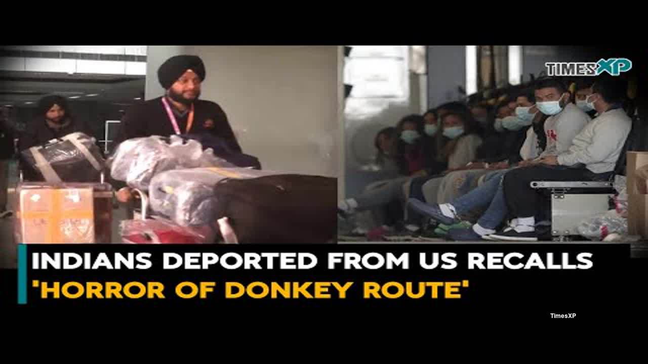 Indians Deported from the US Recall the Horrific Journey of the 'Donkey ...