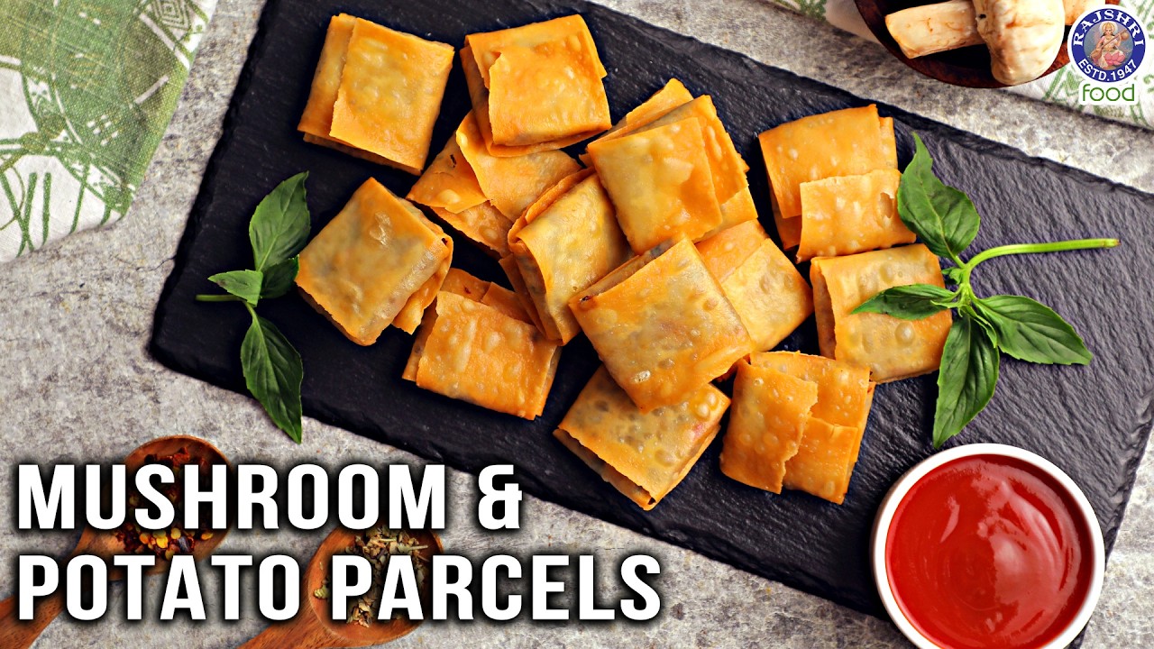 Mushroom and Potato Parcels