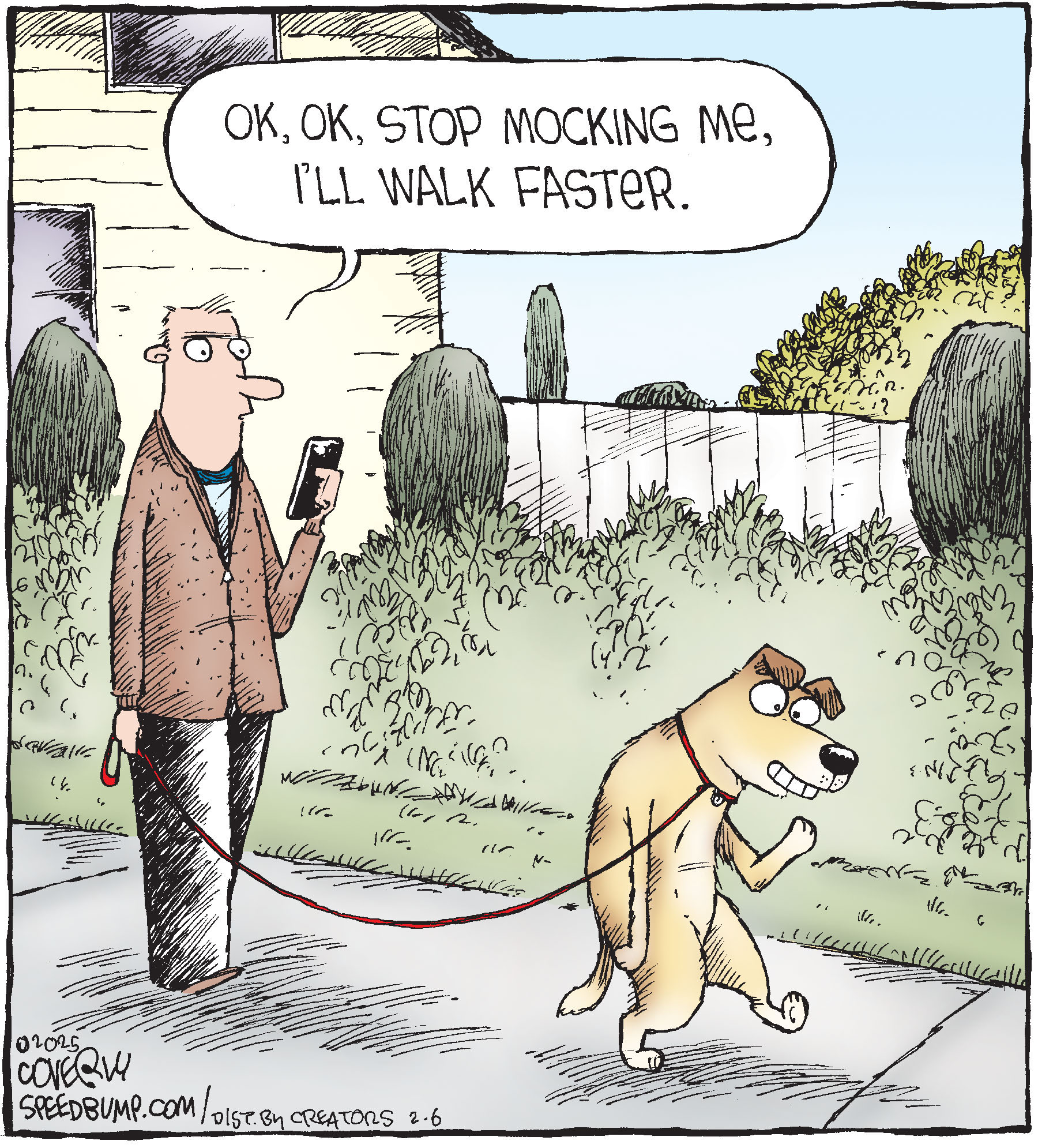 The Dogs of "Speed Bump" by Dave Coverly