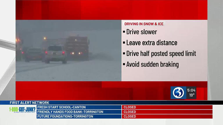 Drivers reminded to be cautious during Thursday’s storm