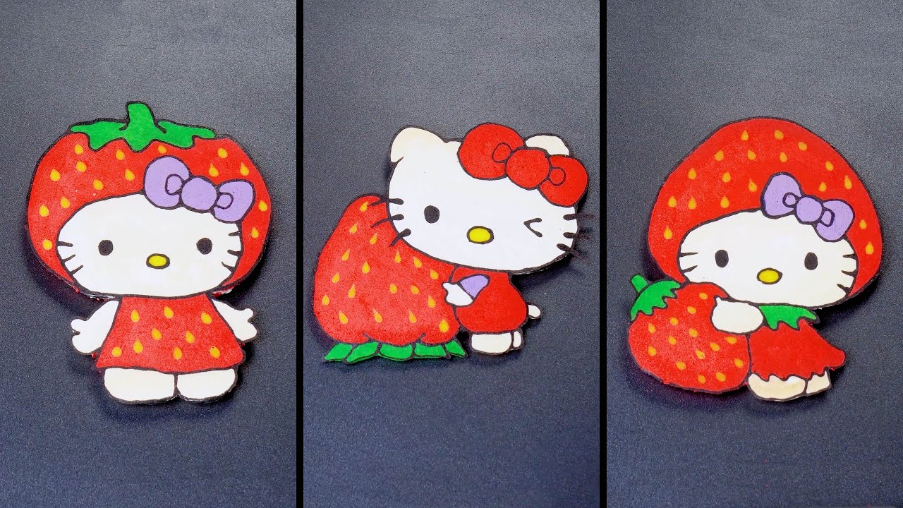 Making Hello Kitty 🥞 Cute and Fun Designs - Pancake Art