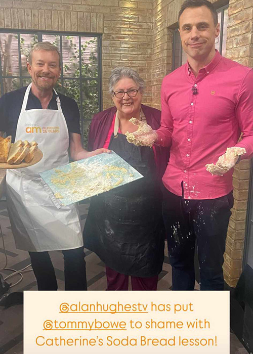 Watch: Tommy Bowe ‘stitched up’ as baking segment goes horribly wrong