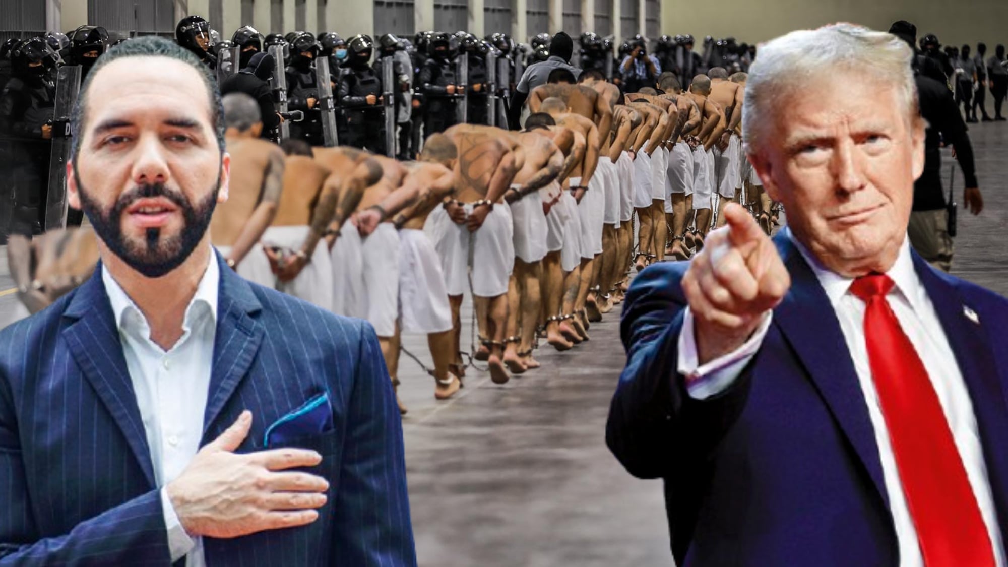 Donald Trump da las gracias a Nayib Bukele por llevarse a los ...