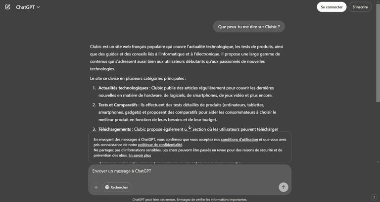 ChatGPT Search est désormais accessible à tous et sans inscription