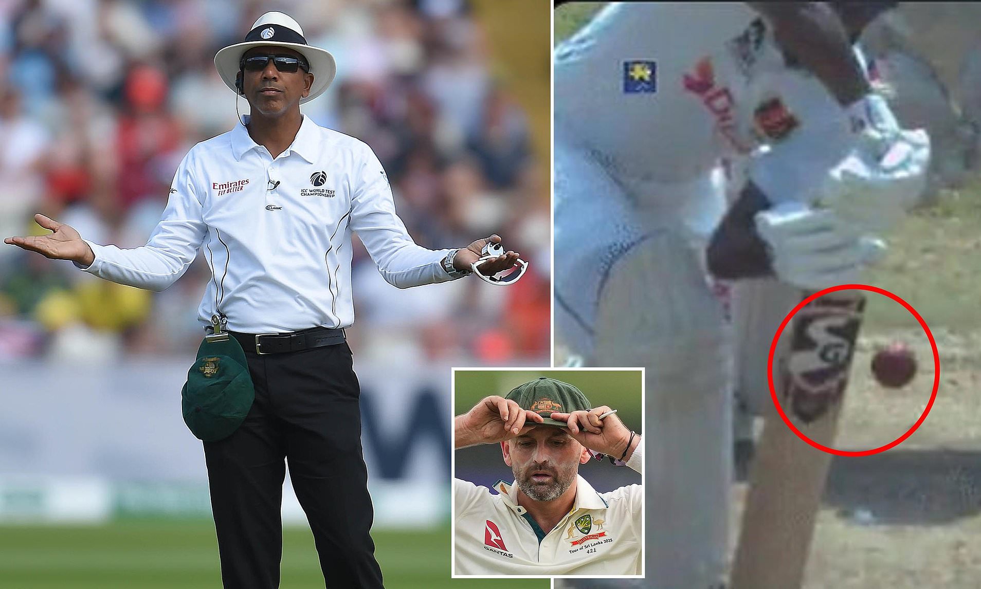 Why fans are hitting out at a cricket umpire AGAIN after 'shock' moment ...