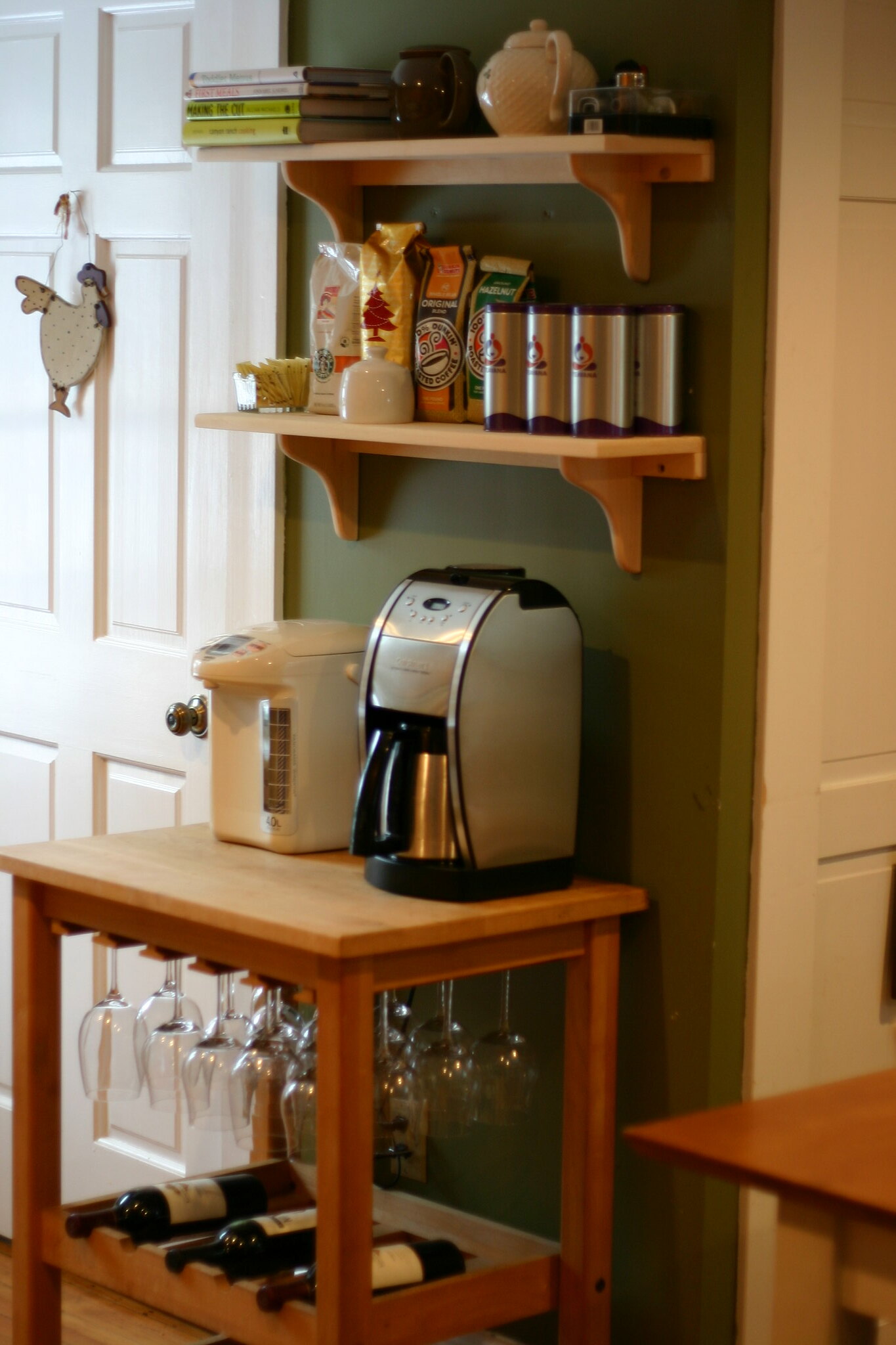 Coffee station setup ideas for small counters