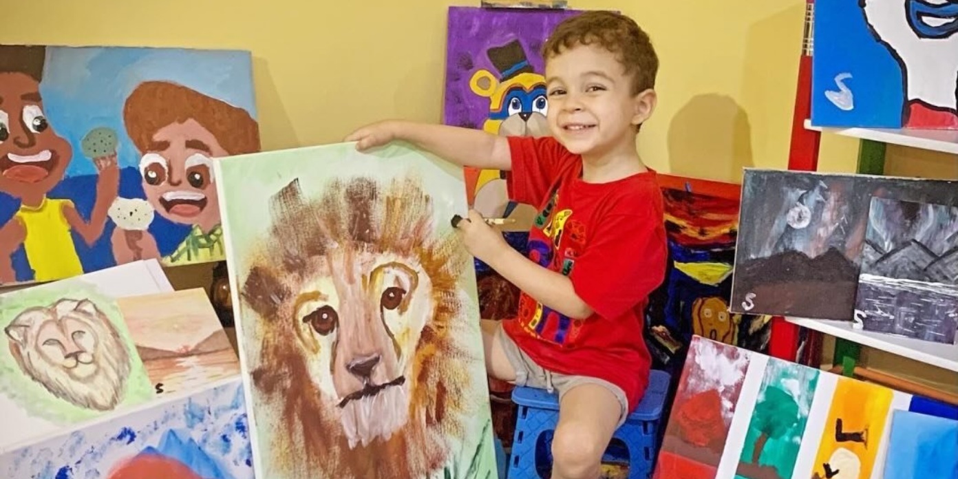 At 6 years old, he shook up the art world with his incredible paintings!
