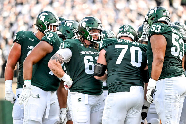 Top five rated Michigan State football offensive players against UCLA ...