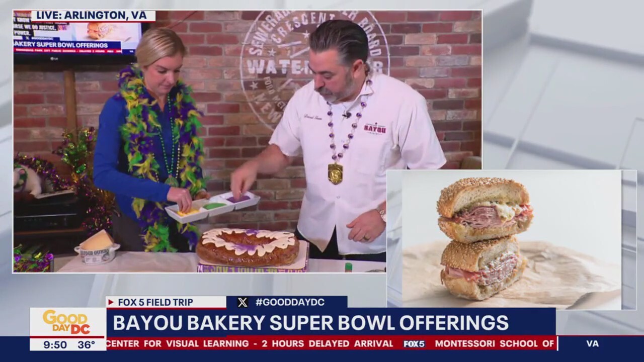 Bayou Bakery Super Bowl offerings