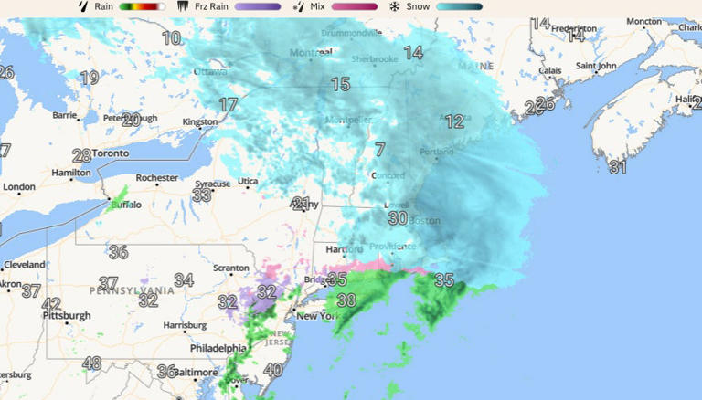 Winter Storm Coats Cities In Ice, Snow From Midwest To Northeast