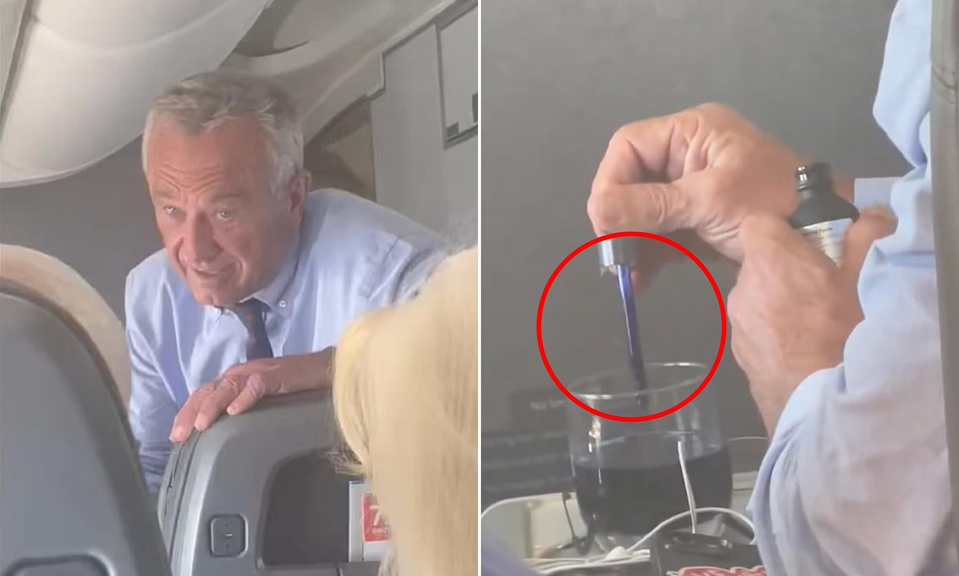 Doctors reveal mystery blue dye RFK Jr was spotted mixing in his drink