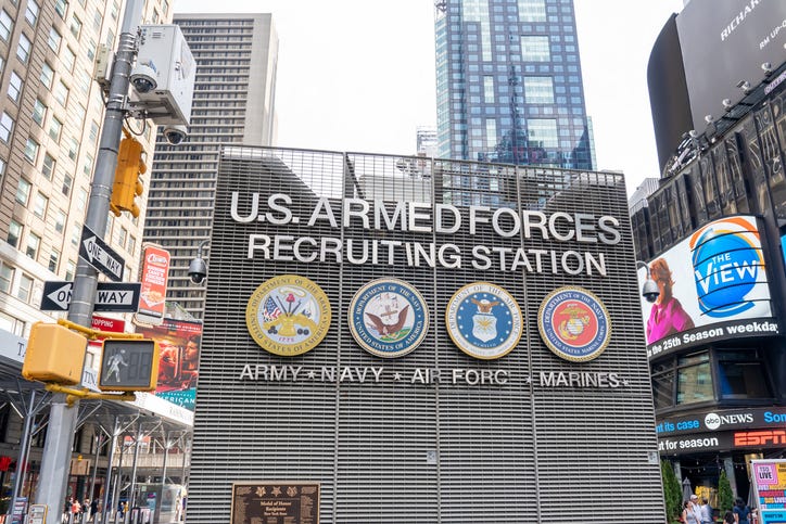 Army recruiting surged to record highs after 2024 election