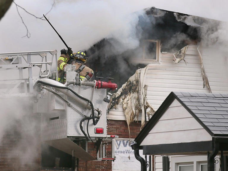 Firefighters tackle serious house fire on Alexis Road in Windsor