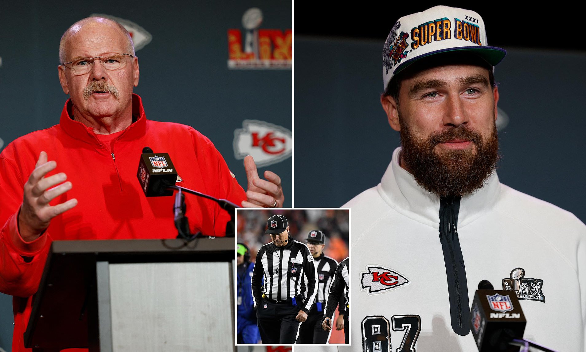 Chiefs coach Andy Reid breaks silence on conspiracy theory NFL refs ...