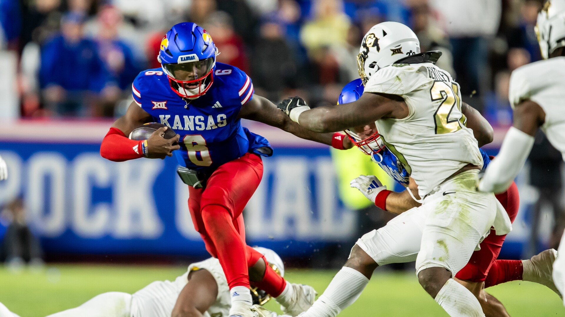 Kansas QB Jalon Daniels’ minor knee surgery will limit him in spring ...