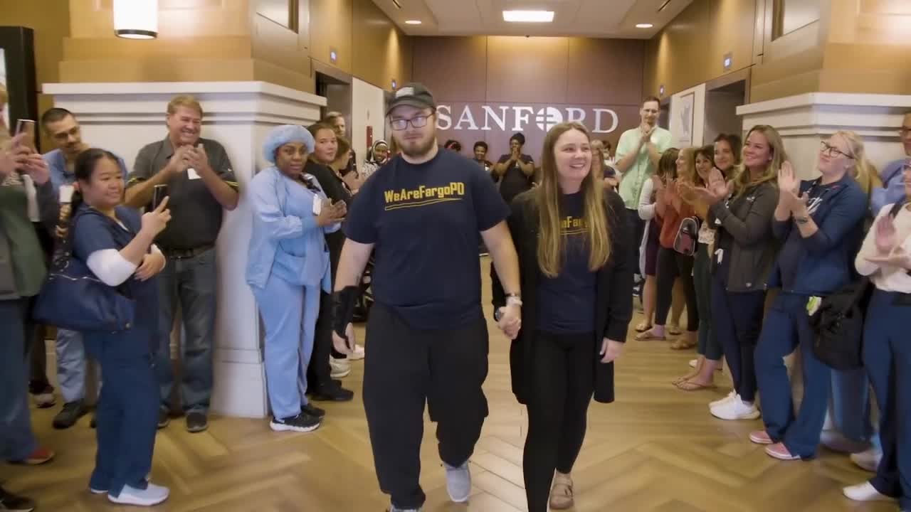 Fargo police officer wounded in 2023 shooting ambush returns to service