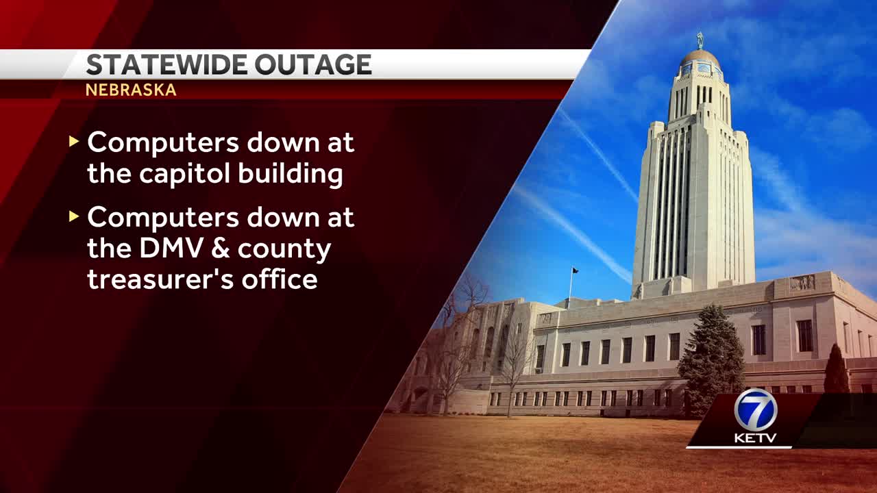 Statewide outage affecting Nebraska state services