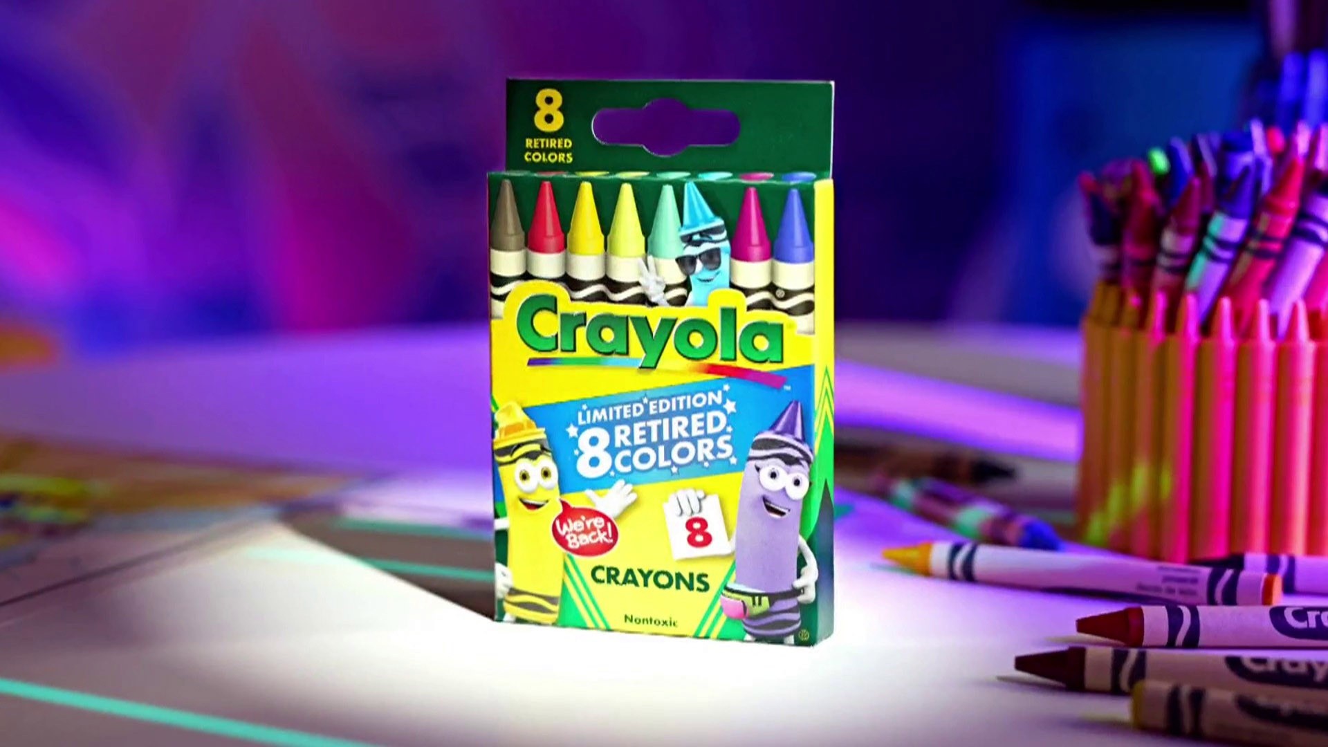 Crayola brings back 8 retired crayon colors — including Dandelion!