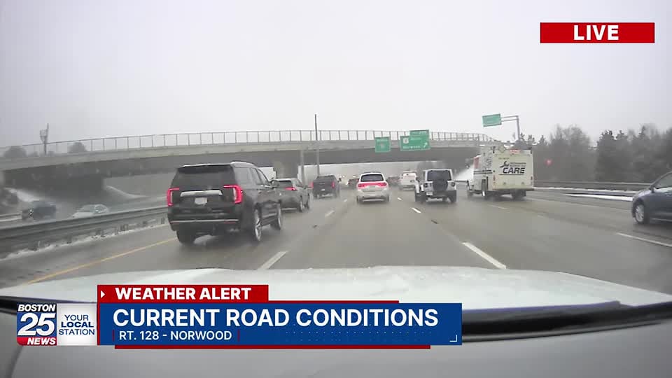Crashes piling up on Massachusetts roads as snow changes over to sleet ...